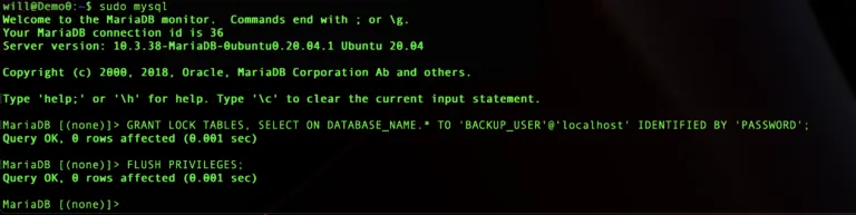 How To Automatically Backup A Mysql Or Mariadb Server With Mysqldump Yarborough Technologies
